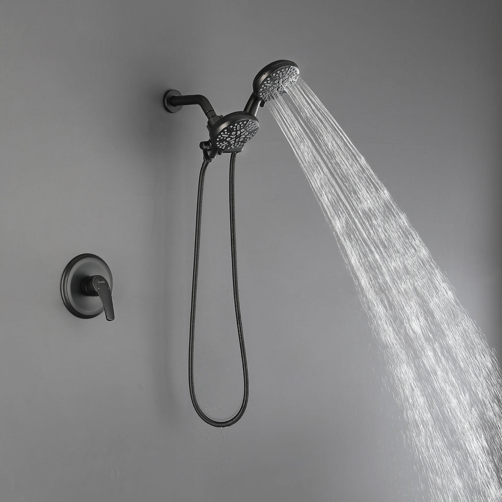 Dual-Function Shower Faucet Set with Valve Bathroom High Pressure 35 S ...